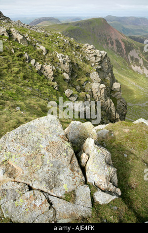 On the summit of Red Pike, Lake District, Cumbria Stock Photo - Alamy