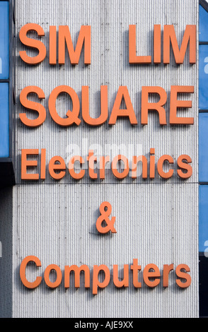 The Sim Lim Square electronics centre which houses hundreds of ...