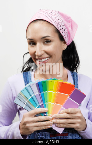 Paint colour samples Stock Photo - Alamy