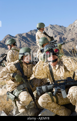 Soldiers at Field Exercise Stock Photo - Alamy