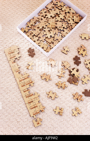 Extra jigsaw pieces Stock Photo - Alamy