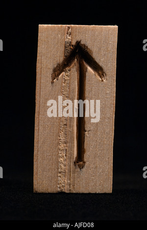 Traditional rune staves Stock Photo - Alamy