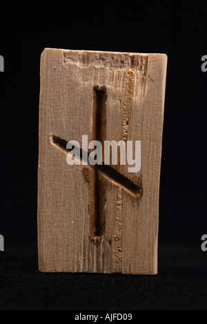 Traditional rune staves Stock Photo - Alamy