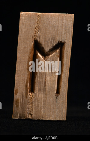 Traditional rune staves Stock Photo - Alamy