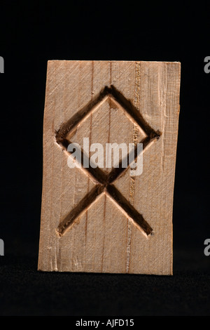 Traditional rune staves Stock Photo - Alamy