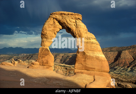 Delicate Arch in Arches National Park Utah Stock Photo - Alamy