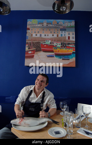 Neil Roach, the head chef at the Fishworks restaurant, in Bristol Stock ...