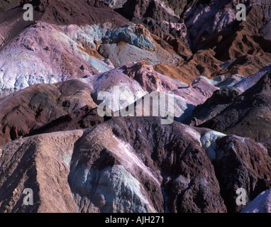 Rock colours caused by the oxidation of metals, Artist's Palette at ...