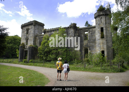 Craigend castle Mugdock Country Park Stock Photo - Alamy