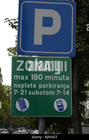 Short term parking sign Stock Photo - Alamy