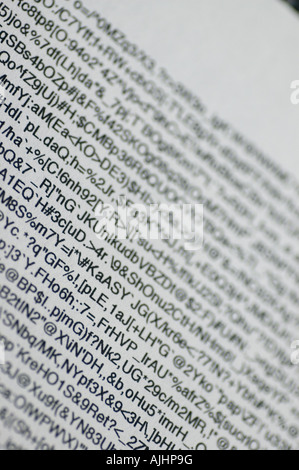 computer jargon text language on written page screen Stock Photo - Alamy