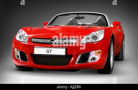 opel gt sportscar sports car classic old styling swoopy german Stock ...