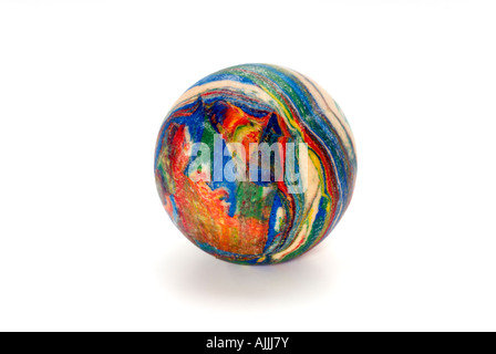 Colored rubber ball isolated Stock Photo - Alamy