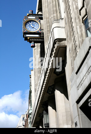 the former daily telegraph building with clock on fleet street London ...