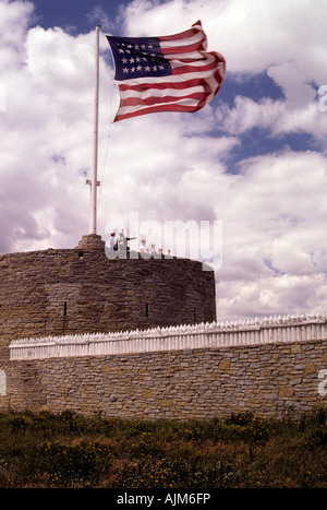 Round tower at Fort Snelling in Minnesota - July 2023 Stock Photo - Alamy