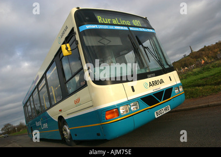 Rural bus route Pictured in Lilleshall Shropshire Stock Photo - Alamy
