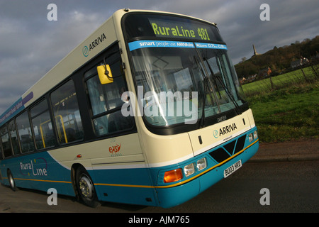 Rural bus route Pictured in Lilleshall Shropshire Stock Photo - Alamy