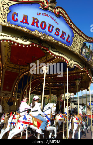 Chessington world of adventures carousel Stock Photo - Alamy