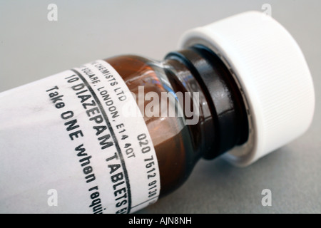 Diazepam tablets bottle Stock Photo - Alamy