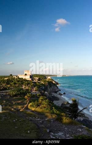 El Castillo Tulum Mayan Mexico Stock Photo - Alamy