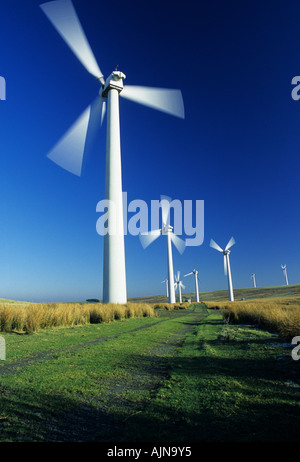 Wind turbine. Wind turbines at Llandinam Wind Farm, Powys, Wales Stock ...