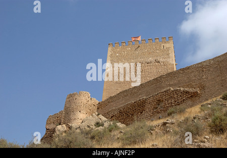 Castle 13th century at Lorca Murcia Spain Europe Stock Photo - Alamy