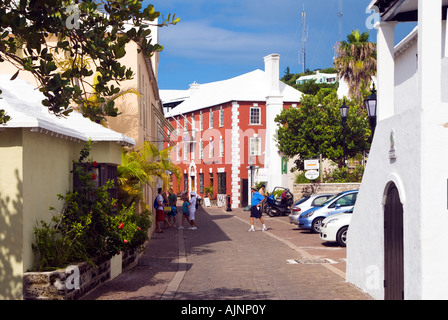 Quaint streets of St George Parish, Bermuda Stock Photo - Alamy