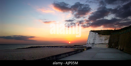 Summer sunset at Saltdean, East Sussex, Engalnd, UK Stock Photo - Alamy