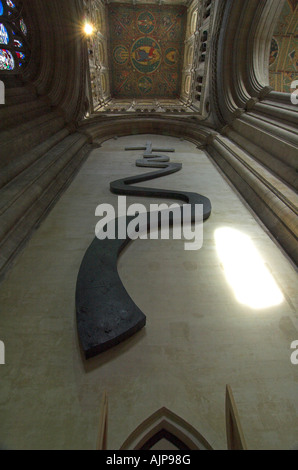The Way of Life sculpture by Jonathan Clarke inside the entrance to Ely ...