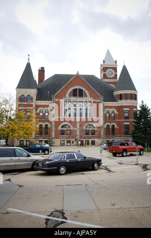 Town square Monroe Wisconsin USA Stock Photo - Alamy