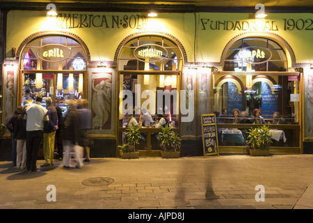 spain Barcelona typical Tapa bar Sagardi Euskal Taberna in Ribera ...