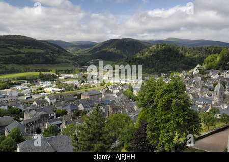 Town of Murat Cantal France Auvergne Stock Photo - Alamy