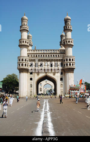 Low angle view of Charminar, Hyderabad, Andhra Pradesh, India Stock ...