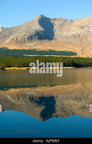 Bencorr and the eastern peaks of the Twelve Bens of Connemara over ...