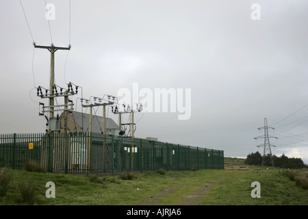Small power substation Stock Photo - Alamy