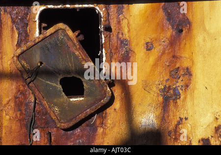 Rust crumble corrosion corrode oxidation decay metal rusty Stock Photo ...