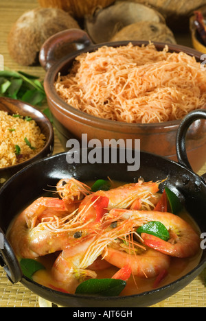 Fish curry with String Hoppers Sri Lanka Food Stock Photo - Alamy