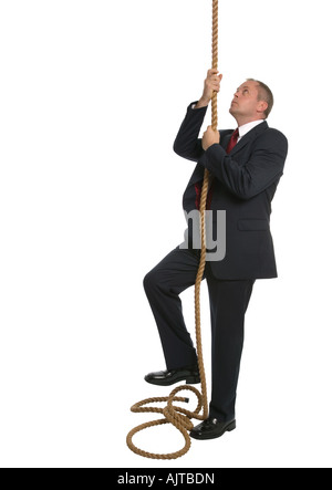 Concept of businessman with high determination Stock Photo - Alamy