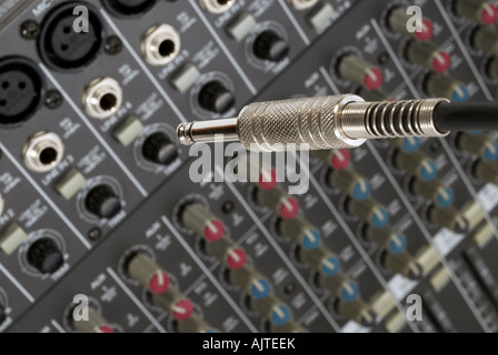 Small audio mixing desk Stock Photo - Alamy