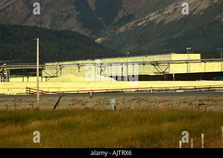 Shell Refinery plant S of Pincher Creek in southwestern Alberta Canada ...