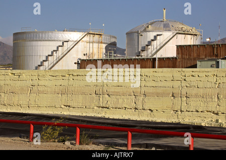 Shell Refinery plant S of Pincher Creek in southwestern Alberta Canada ...