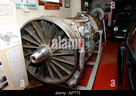 Concorde Jet Engine in a Museum at Downham Market East Anglia UK Stock ...
