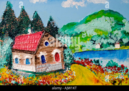Turkish blind painter Esref Armagan Stock Photo - Alamy