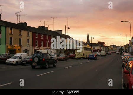 Sunset in Moate Co Westmeath Ireland Stock Photo - Alamy