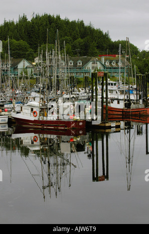 Ships in harbour / Ucluelet Stock Photo - Alamy