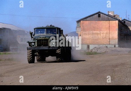 Lorry, Lorino, Chukotka Province, Russia Stock Photo - Alamy