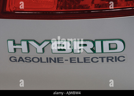 hybrid car logo Stock Photo - Alamy