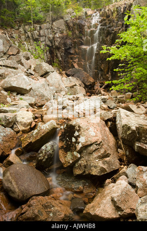 A waterfall near Waterfall Bridge Part of the carriage road system in ...