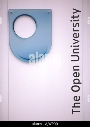The new 3D logo of The Open University Walton Hall Milton Keynes MK17 ...
