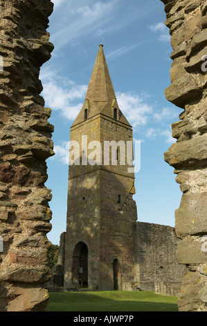 Restenneth Abbey near Forfar, Angus, Scotland. It is believed to have ...